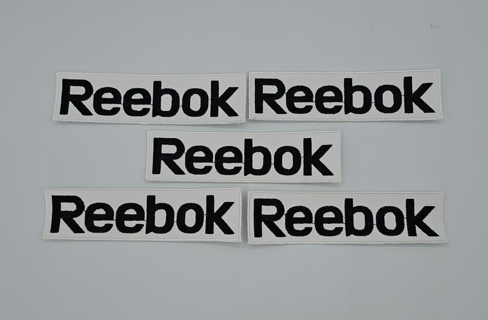 Lot Of 5 Reebok Patch Iron On Patch Embroidered Jersey 4.5" | eBay