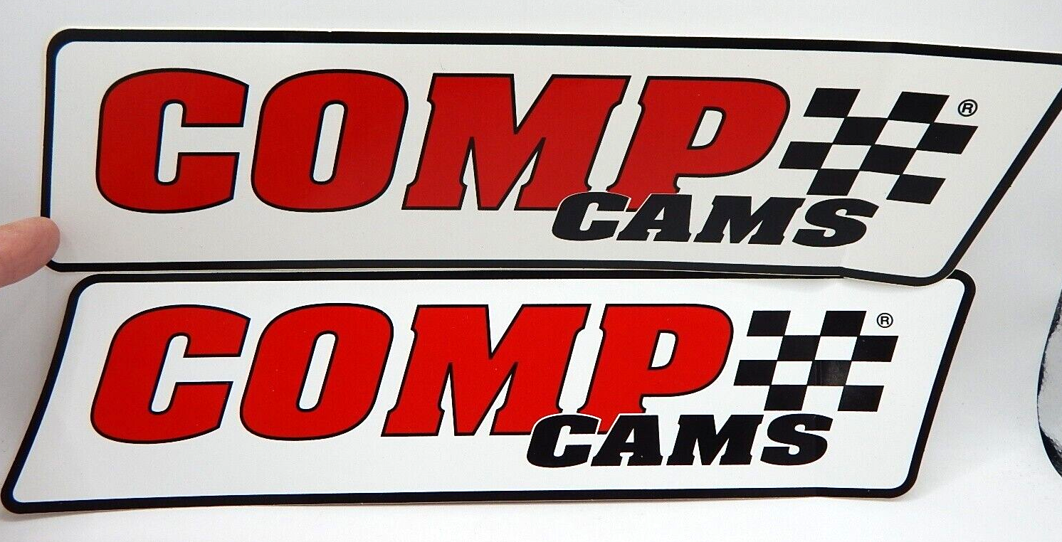 Comp Cams NHRA Contingency Decal Stickers Pair Competition Racing Cam ...
