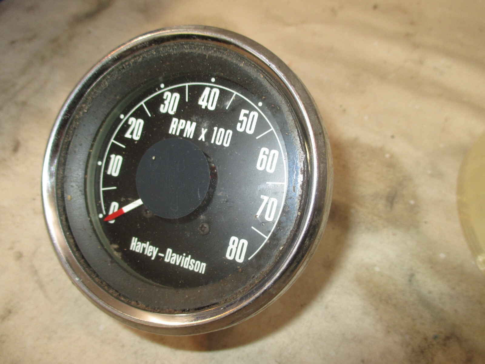 Harley Davidson Vintage Ironhead Sportster XL XLH Tachometer Tach Gauge ...