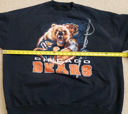 Vintage 90s Chicago Bears NFL Roaring Bear Crewneck Sweatshirt XL/2XL ...