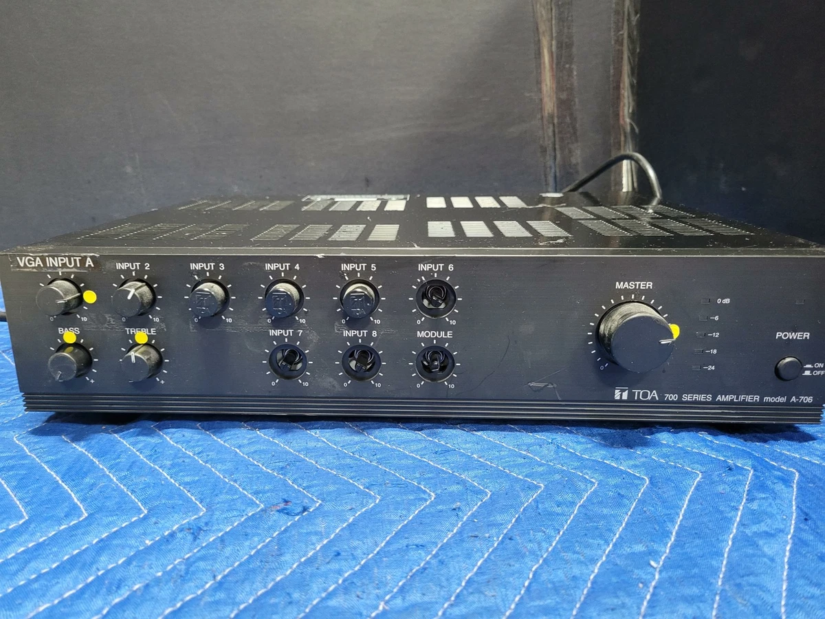 TOA A-712 9-Channel, 120 Watt Mixer Amplifier Reverb Canada, 45% OFF