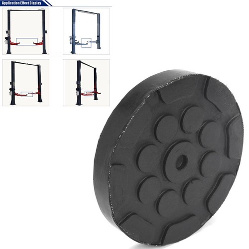 Set of 4 Universal Rubber Lifting Pad Car Lift Jack Support Block Round ...