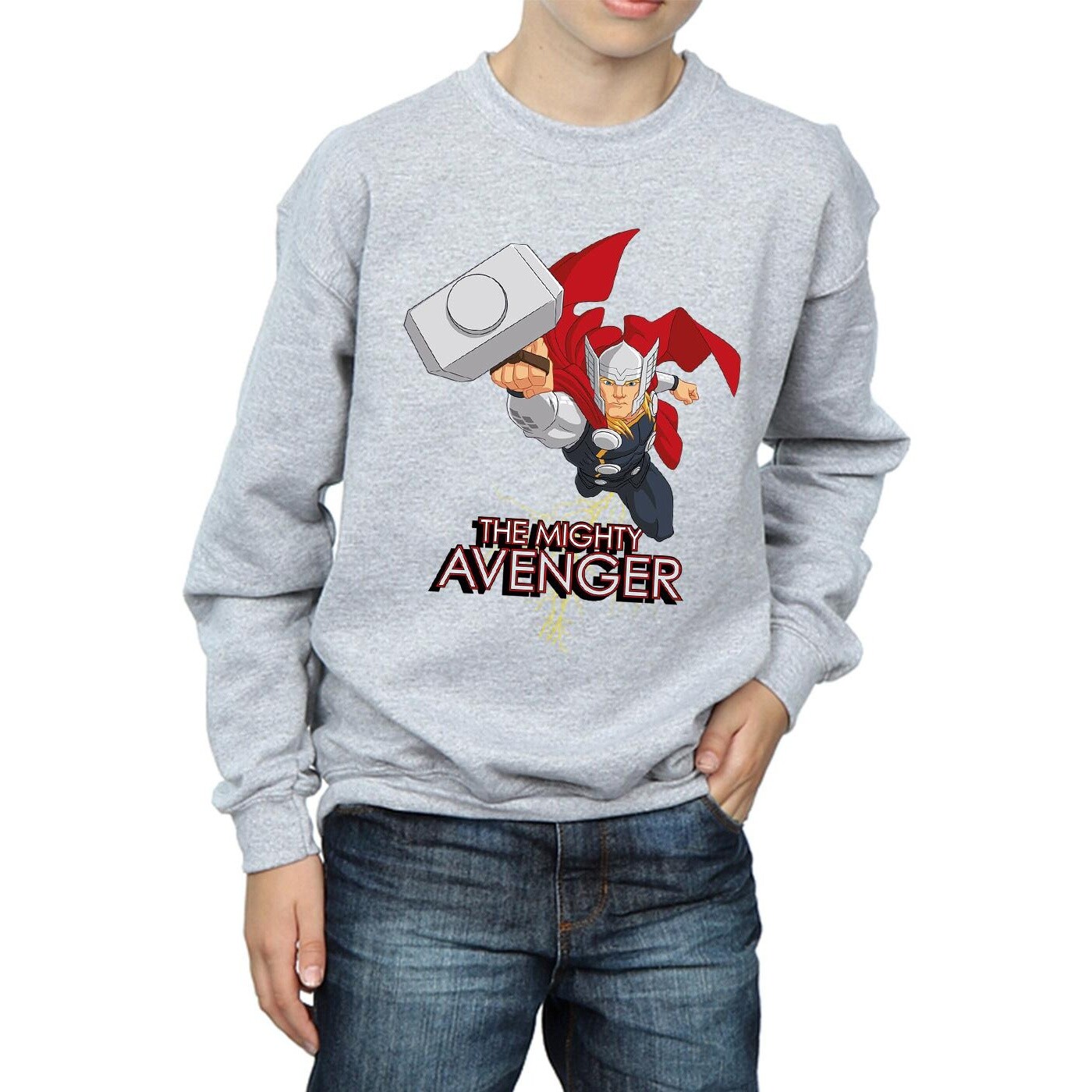 Marvel Boys Thor The Mighty Avenger Sweatshirt (BI2464) | eBay