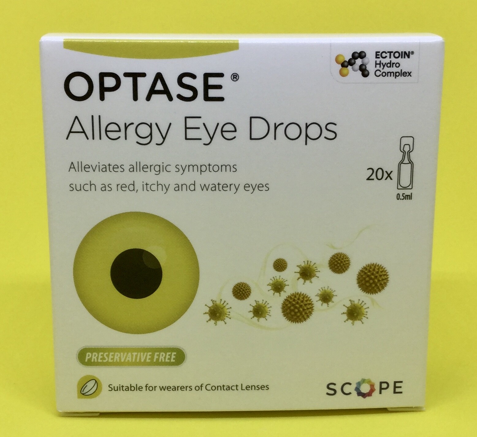 Optase eye drops treatment of Red, itchy watery eyes, conjunctivitis ...
