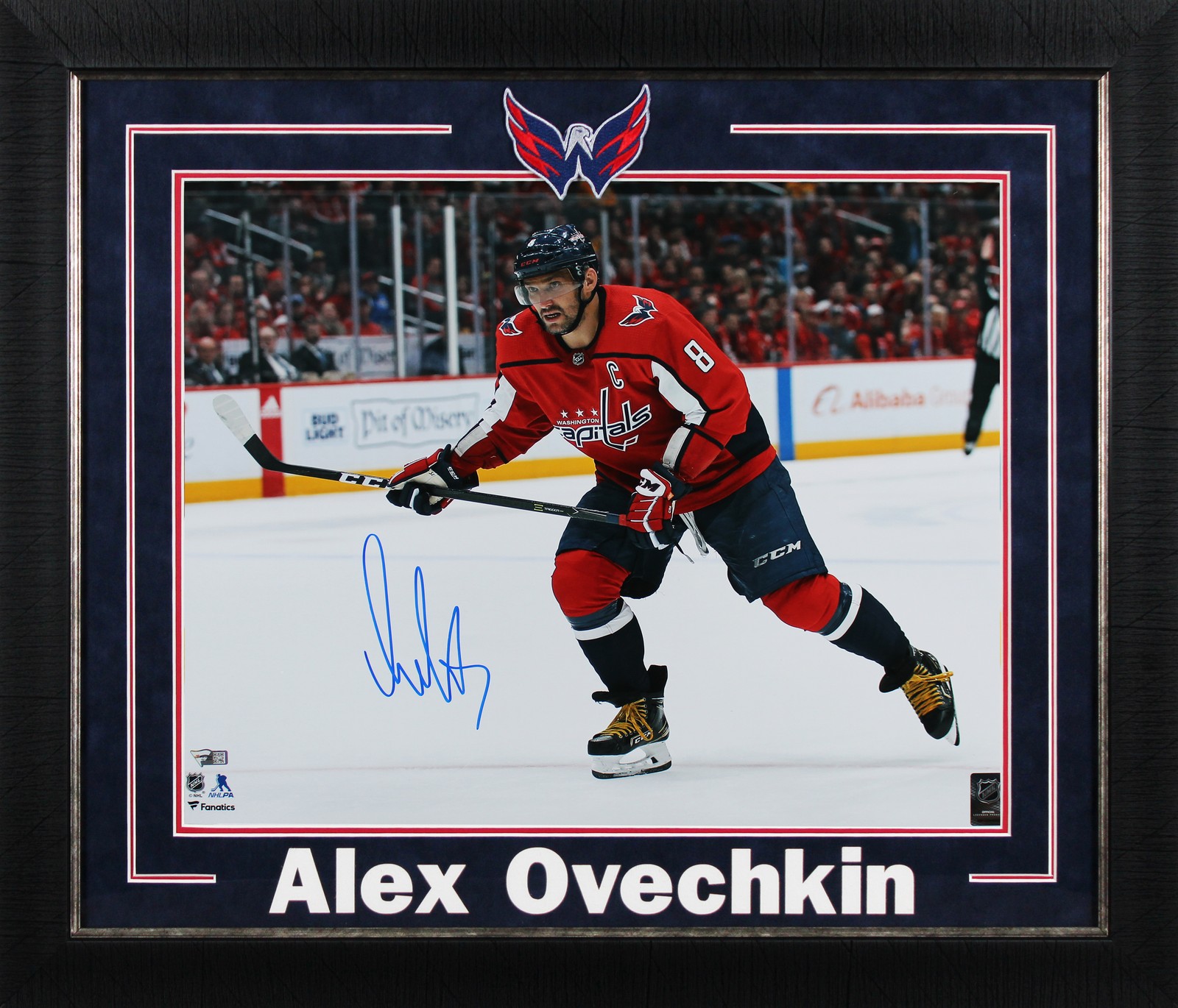 Alex Ovechkin Autographed Memorabilia | Signed Photo, Jersey ...