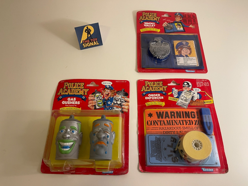 Police Academy GAS GUSHERS WACKY WALLET ORDER ENFORCER 89 Kenner Lot of ...