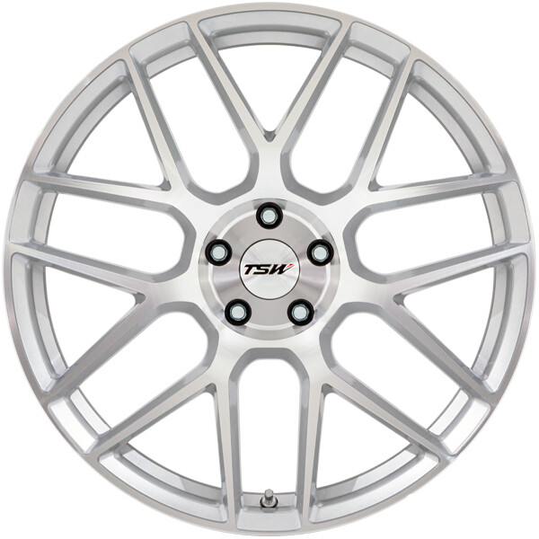TSW TW002 Lasarthe 20x9 5x112 +27mm Silver Wheel Rim 20" Inch ...
