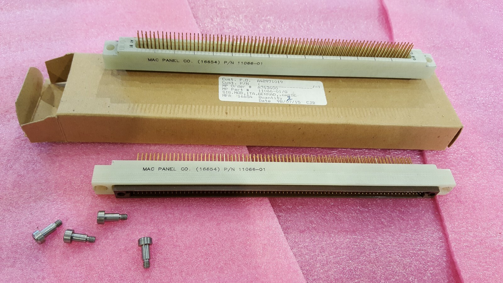 ITA Panel Connectors - 5 Pcs - Mac Panel/ Virginia Panel - 150 Pins ...