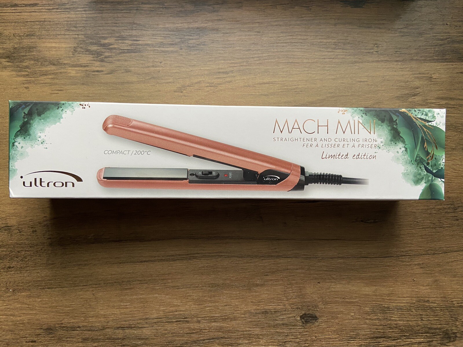 Ultron Mach Mini Hair Straighteners- Rose Gold- Boxed for sale online ...