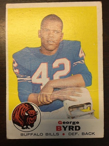 1969 Topps #173 George Byrd Bills Has Crease On Bottom | eBay