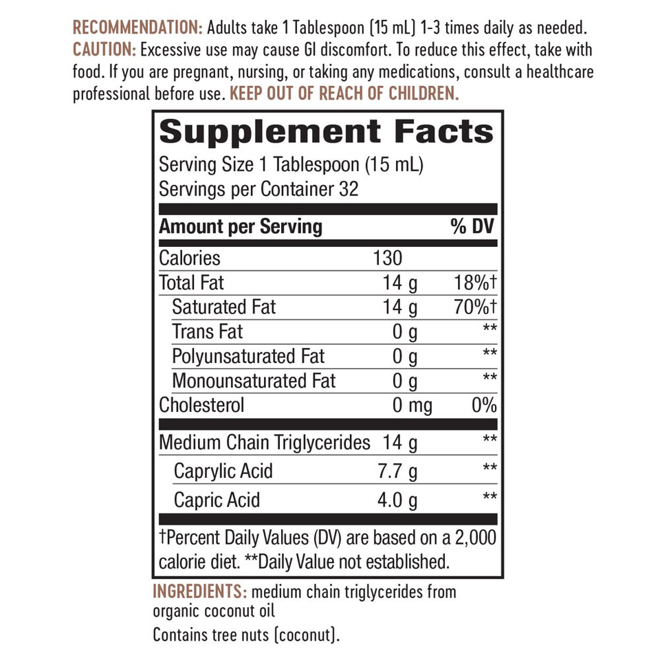 Organic MCT Oil Coconut Ketogenic Keto Diet Weight Loss Product MTC Non ...