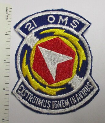 US AIR FORCE 21st OMS ORGANIZATIONAL MAINTENANCE SQUADRON PATCH (with ...