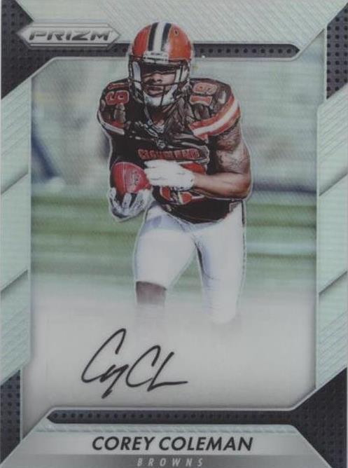 2016 Panini Prizm - Rookie Autograph Corey Coleman #RA-CCM Silver Prizm ...