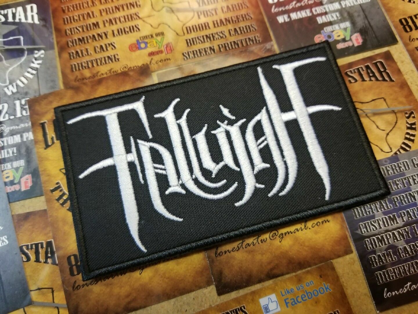 EMBROIDERED FALLUJAH DEATH METAL PATCH (Made To Order) | eBay