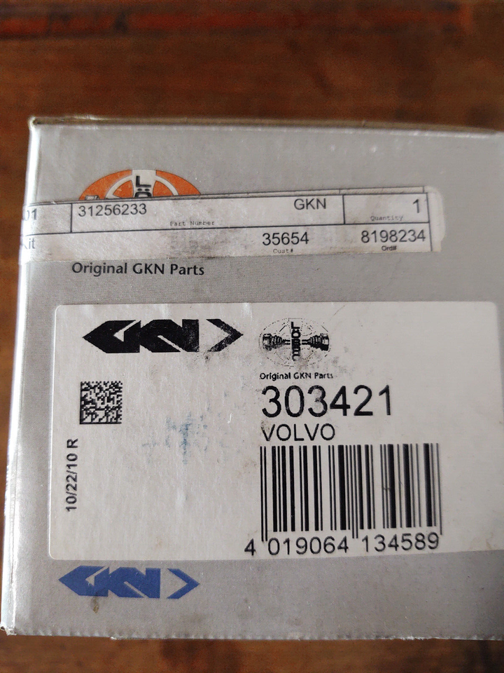 New (Volvo) GKN Drivetech CV Joint Boot Kit Front Outer (303421 ...