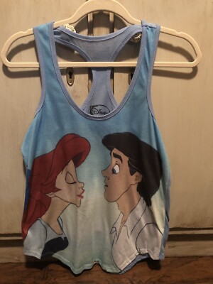 Hot Topic Disney Princess Ariel Little Mermaid Tank Size Small | eBay