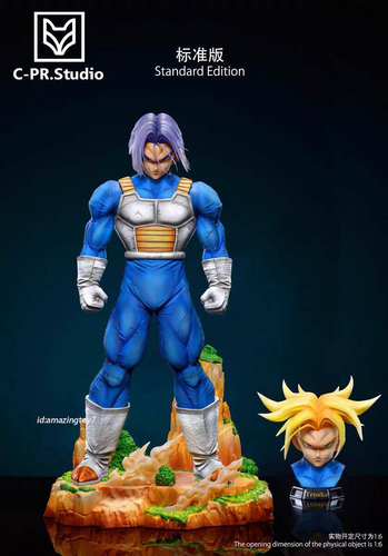 CPR Studio Dragon Ball Trunks Torankusu Resin Model Statue Pre-order 1/ ...
