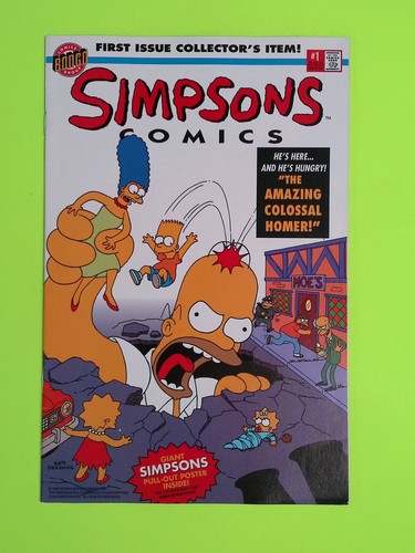 Simpsons Comics #1 1993 Bongo Comics 1st App High Grade Comic Book M38-207 | eBay