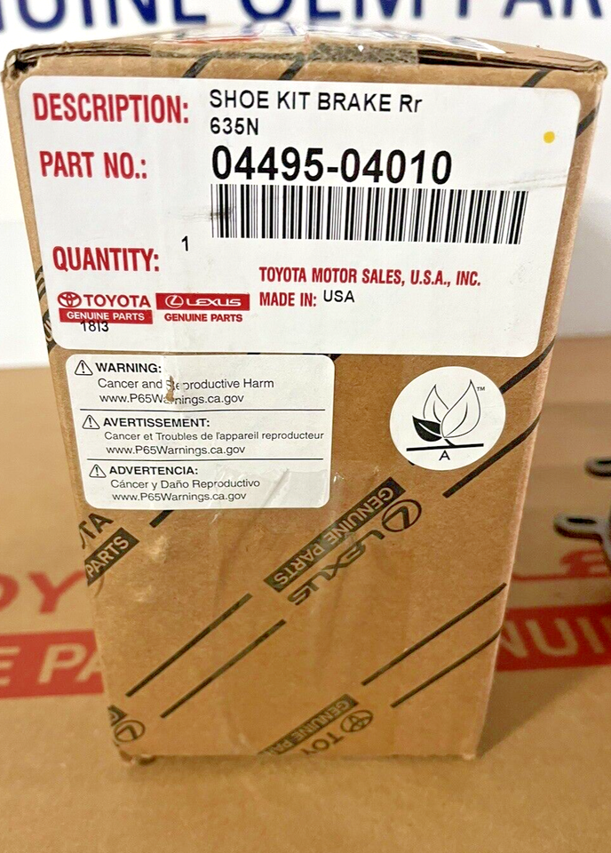 2005-2023 Toyota Tacoma Rear Brake Shoes Kit GENUINE OEM PART 04495 ...