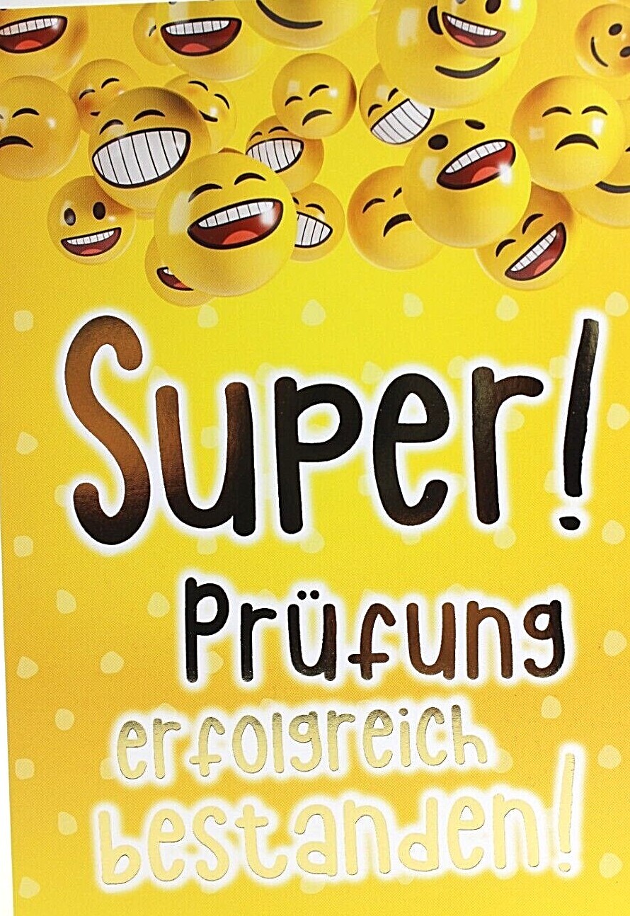 Karte Abi Prüfung Matura Abitur bestanden Master Diplom Millionär ...