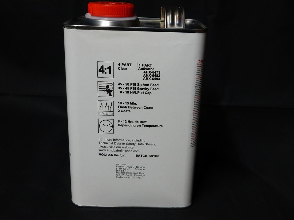 All Kandy's GM code WA8554 / 40 White LOW VOC Basecoat / Clear Coat ...