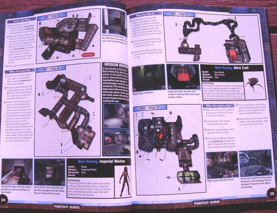 STAR WARS Jedi Knight II Outcast PERFECT Strategy GUIDE Versus Books 38 ...