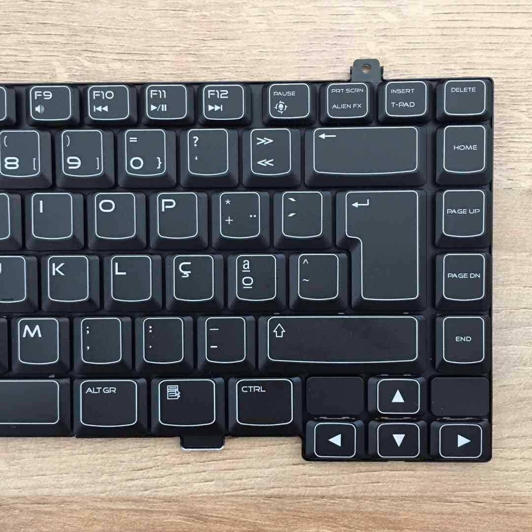 For Dell Alienware M14X R2 Notebook Keyboard 0M1XM3 M1XM3 Laptop ...