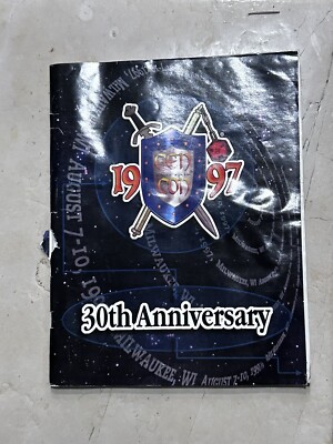 TSR Gen Con 1997 Program Guide 30th anniversary gencon Milwaukee, WI | eBay