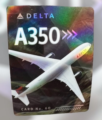 Delta Air Lines Collectible Pilot Trading Card Airbus A350-900 No.60 ...