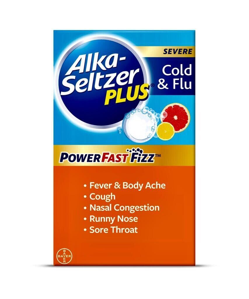 Alka-Seltzer Plus Severe Cold & Flu - Citrus - 72ct for sale online | eBay