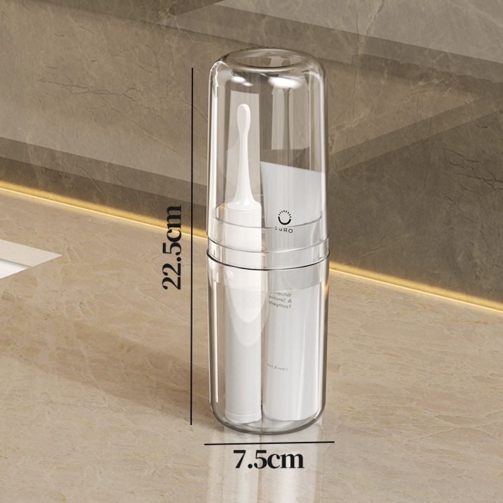 Transparent Toothbrush Storage Box Travel Mouthwash Cup Business ...