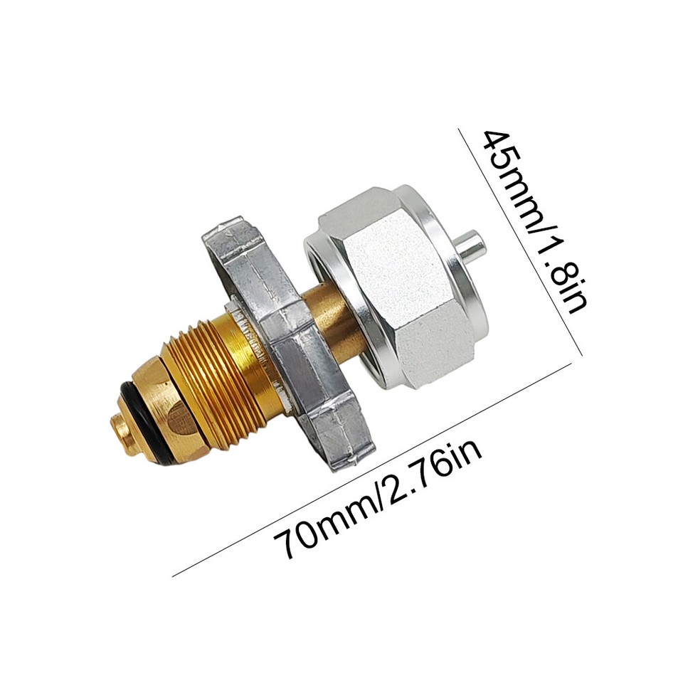 Gas Propane Refill Adapters Copper Gas Cylinder Regulator Valve for BBQ ...