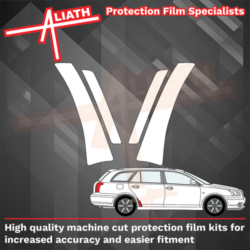 Fits Toyota Avensis 03-09 Rear QTR Arch Stone Chip Guard Paint ...