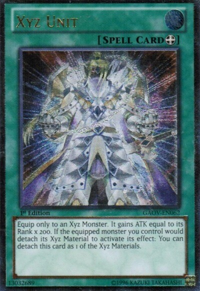 1x (P) Xyz Unit - GAOV-EN062 - Ultimate Rare - Unlimited Edition YuGiOh ...