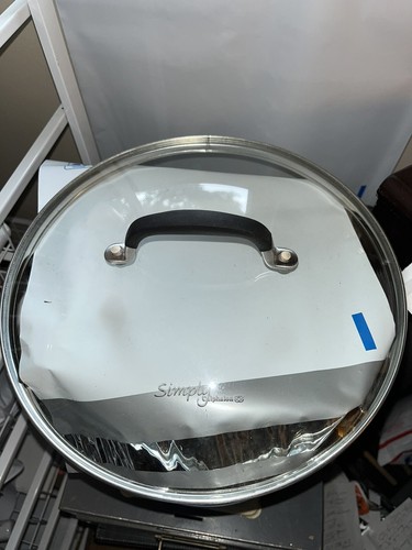 10" Simply Calphalon Lid Replacement Glass Cool Touch Handle Pre-owned ...