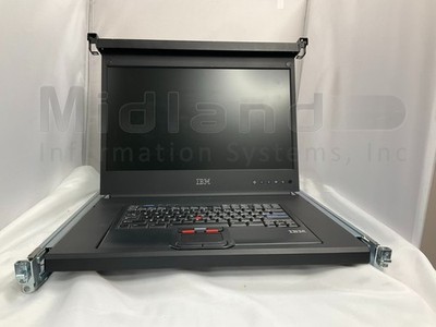 IBM 7316-TF4 18.5" Flat Panel Rack-Mounted Monitor, rail kit and ...
