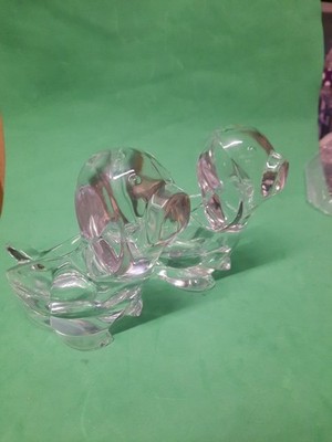 VINTAGE SASAKI CRYSTAL ART HOUND DOG FIGURINE TRINKET BOWL. 12cm | eBay ...
