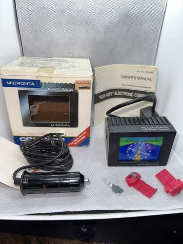 Micronta Flux-Gate Auto Electronic Compass Vintage No. 63-641 Radio ...