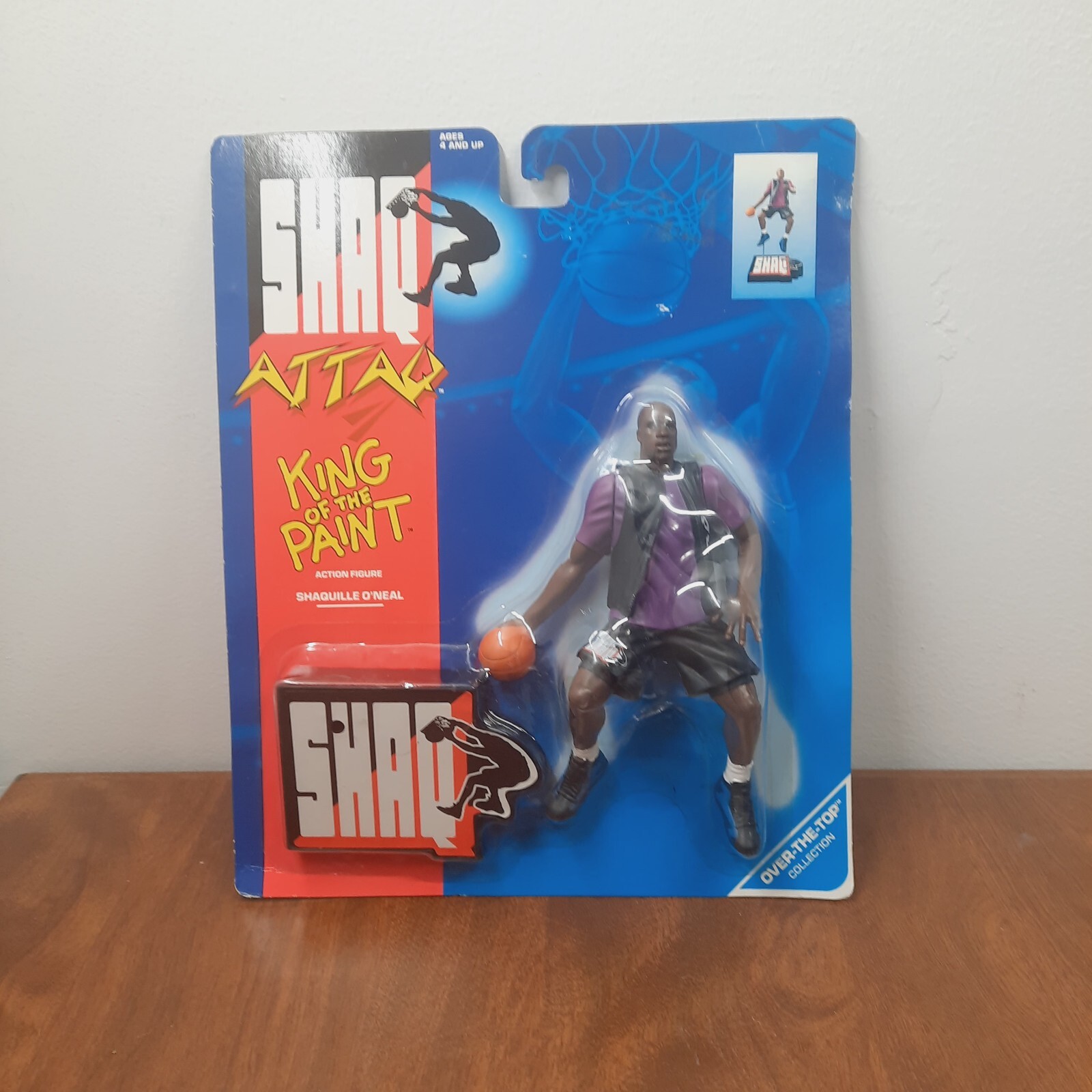 VTG 1993 Shaq Attaq-King of the Paint-Action Figure Shaquille O'Neal ...