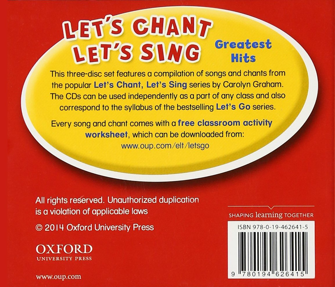 Oxford LET'S CHANT LET'S SING GREATEST HITS Audio CD's / CAROLYN GRAHAM ...