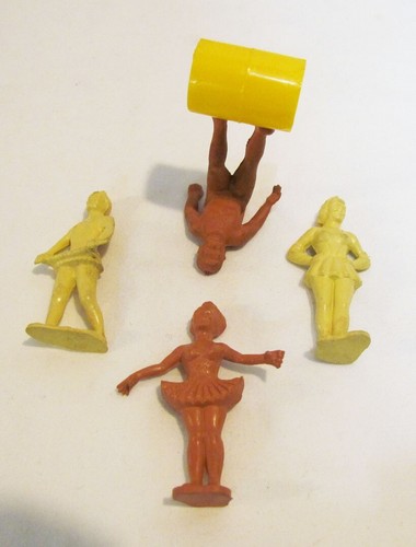 MARX 1950's SUPER CIRCUS PLAYSET BARREL ROLLER TIGHT ROPE WALKER ...