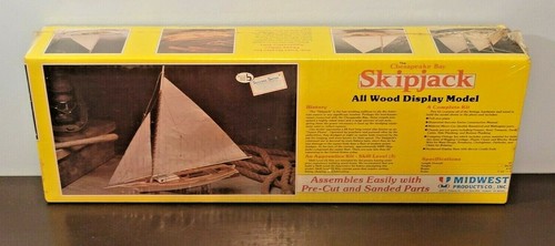 Midwest Products Co. Chesapeake Bay Skipjack Wood Sailboat Model #917 ...