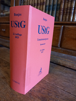 Bunjes, UStG Umsatzsteuergesetz, Kommentar 22.Auflage, Beck 2023 | eBay.de