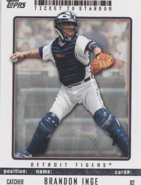 2009 Topps Ticket To Stardom - Brandon Inge #82 for sale online | eBay
