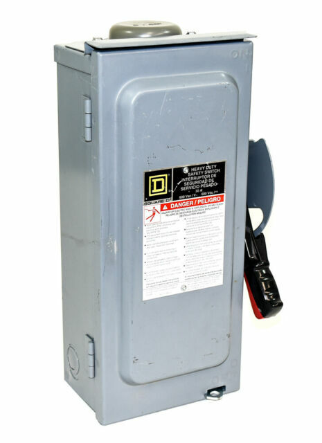 Schneider HU361RB Square D 600V Heavy Duty Safety Switch for sale ...
