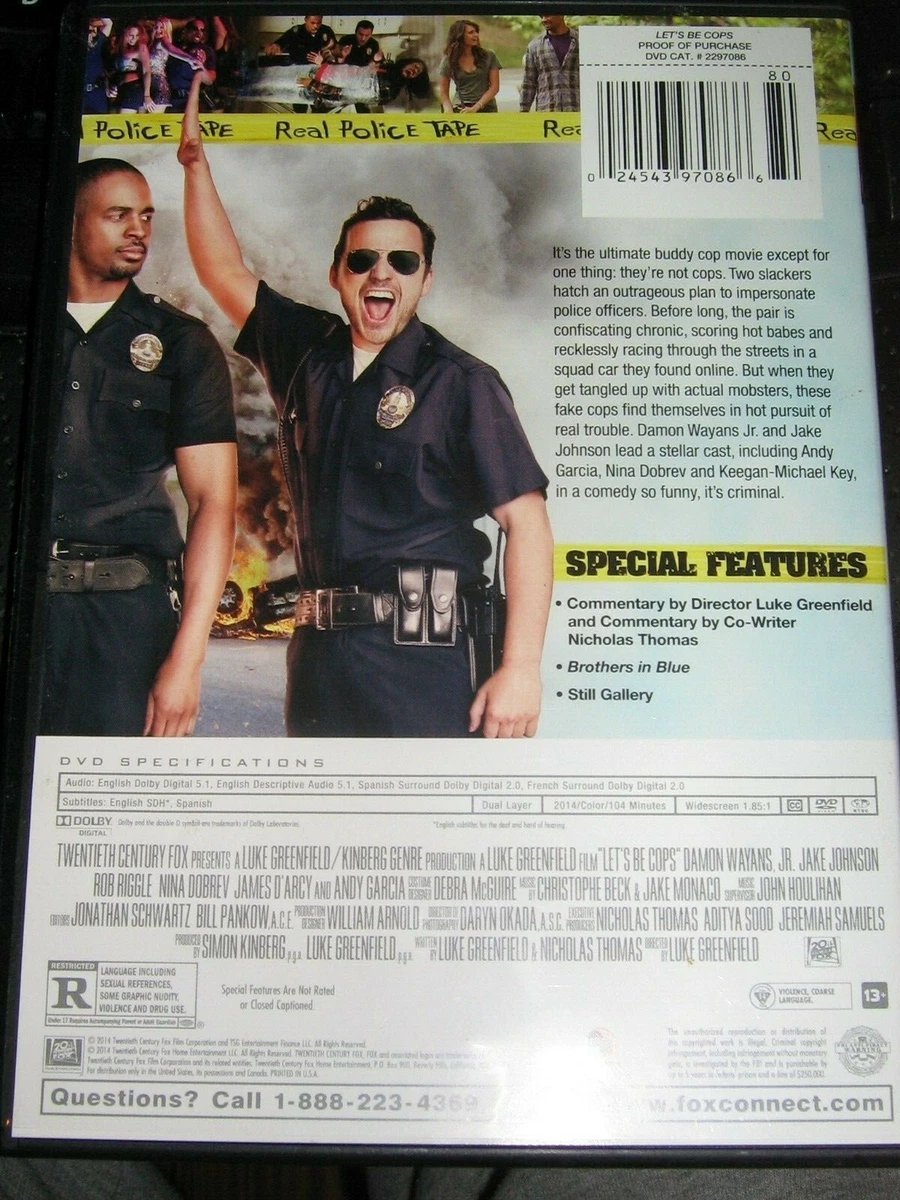 Lets Be Cops Dvd Cover