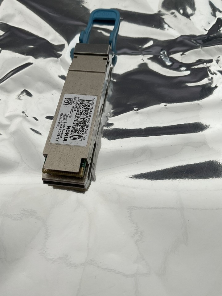 Nokia 3AL82072AAAA 01 QSFP28 100G BASE LR4 DUAL Rate 100GE Transceiver ...