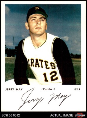 1969 Pirates Team Issue Jerry May 6 - EX/MT | eBay