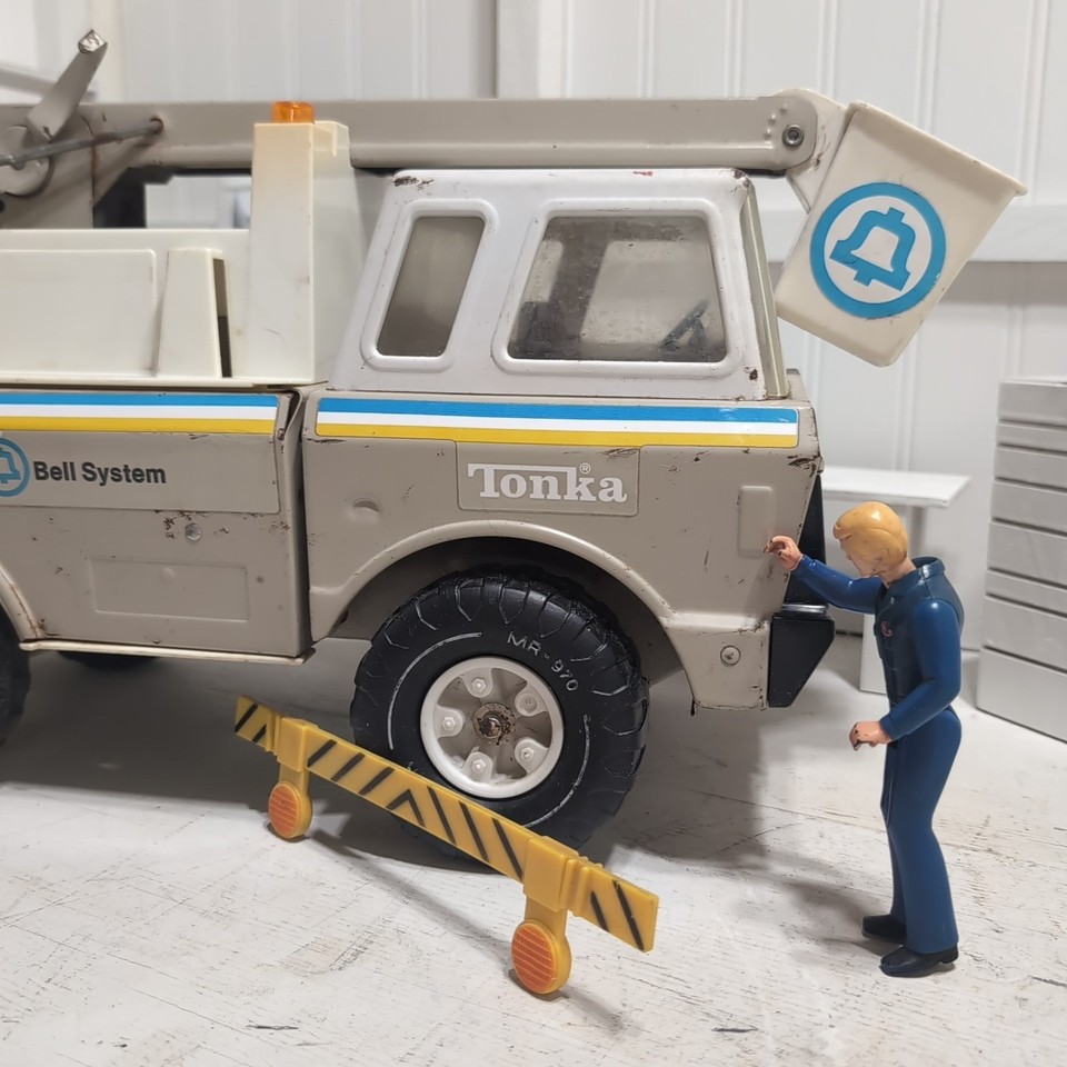 Vintage Tonka Bell Telephone Bucket Utility Truck MR970 | eBay