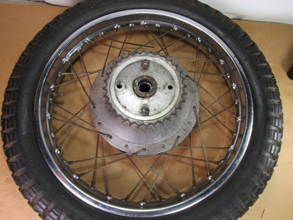 Honda CB72 250 CL72 250 CB77 305 CL77 305 DID 3.50 x 18 " Rear Wheel 🔥 ...